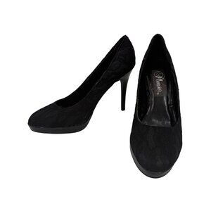 Pleaser | Shoes | Pleaser Black Lace Bliss Pumps 4 4 Heel Sexy Platform ...